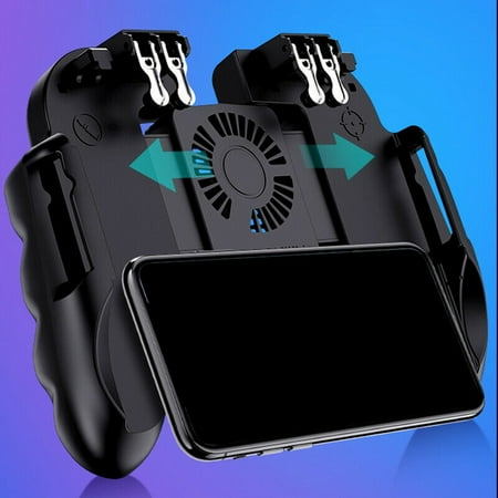 Mobile Phone Gaming Controller Gamepad Trigger Cooling Fan Joystick ...