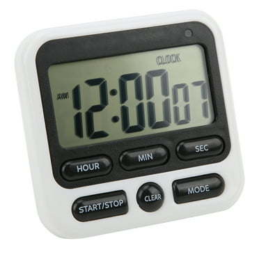 Polder 100-Minute Mini Timer, Silver - Walmart.com