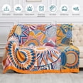 Boho Throw Blanket for Bed- Cotton Soft Breathable Farmhouse Decor Boho ...