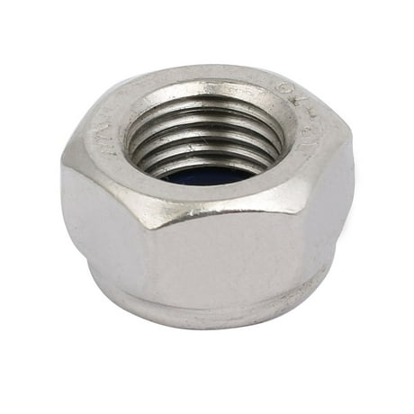 8pcs M14 x 1.5mm Pitch Metric Fine Thread 304 Stainless Steel Hex Lock Nuts