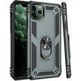 For Samsung Galaxy A04S Shockproof Hybrid Dual Layer PC TPU with Ring ...