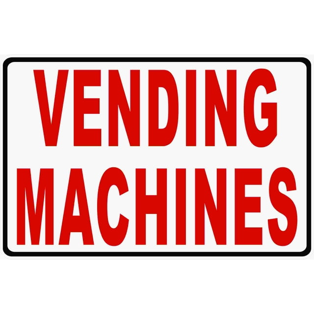 Vending Machines Sign - Walmart.com