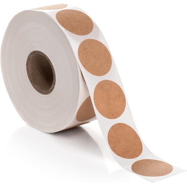 Gluten Free Kraft Stickers / 500 Brown Kraft Circle Labels Per Roll / 1 ...