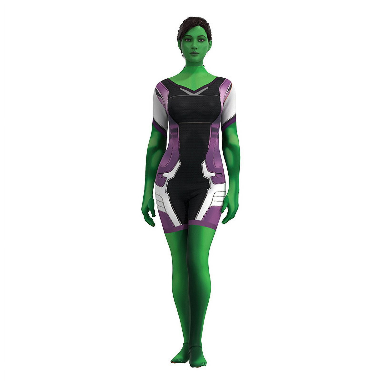 Disfraz de Marvel She Hulk para mujer, mono de Cosplay, traje de ...