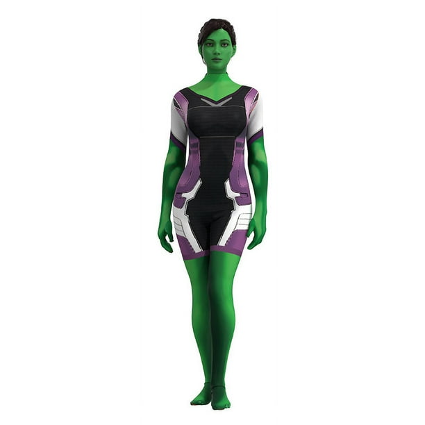 Disfraz de Marvel She Hulk para mujer, mono de Cosplay, traje de ...
