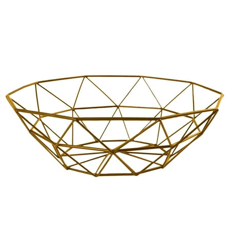 Electronicheart Iron Wire Mesh Fruit Vegetable Bowl Kitchen Countertop ...