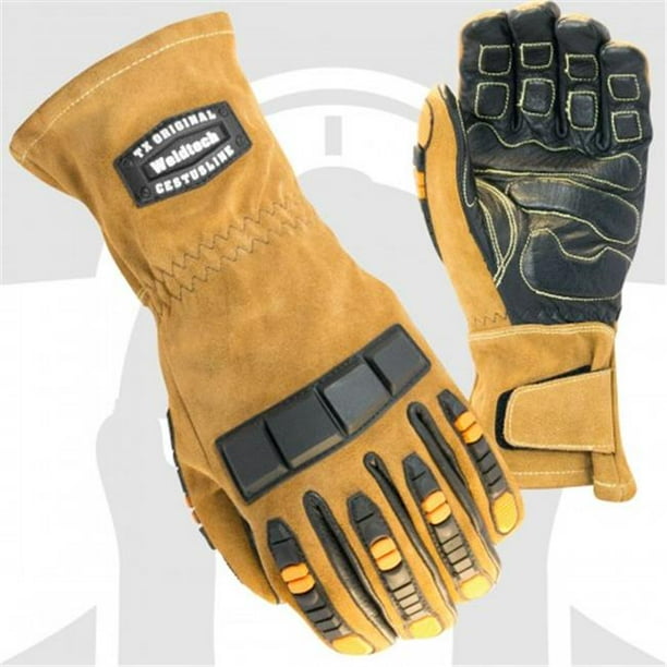 Cestus 7027 M Welder Series Weldtech Tx Cowhide Leather Welding Work One Pair Glove - Medium ...