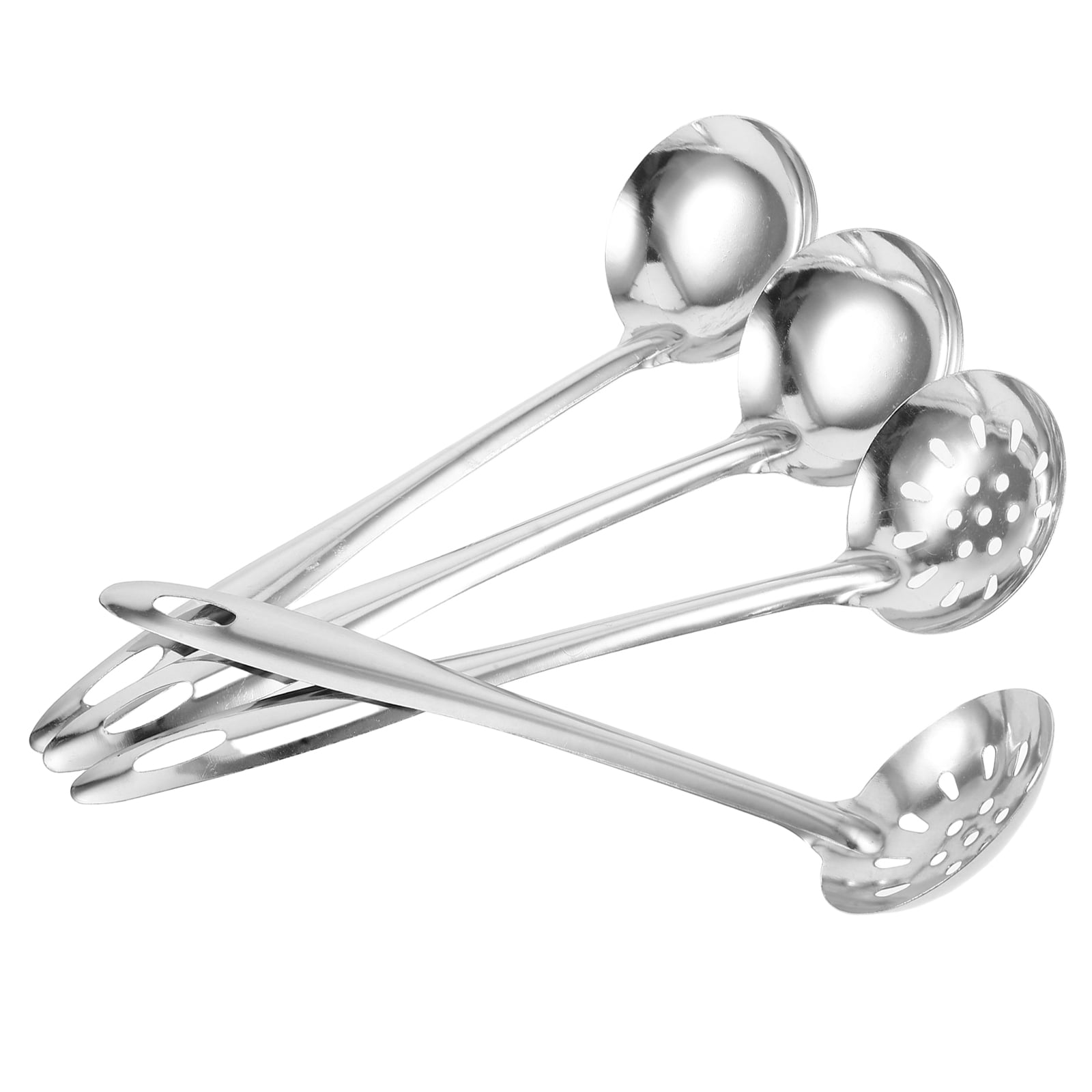 BRIGHTFUFU 4Pcs Hot Pot Spoons Strainer Silverware for Eating Hot Pot ...