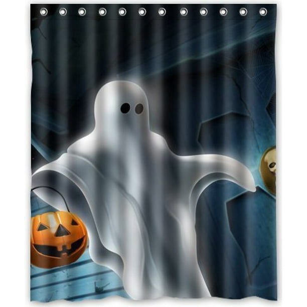 Ghost Shower Curtain