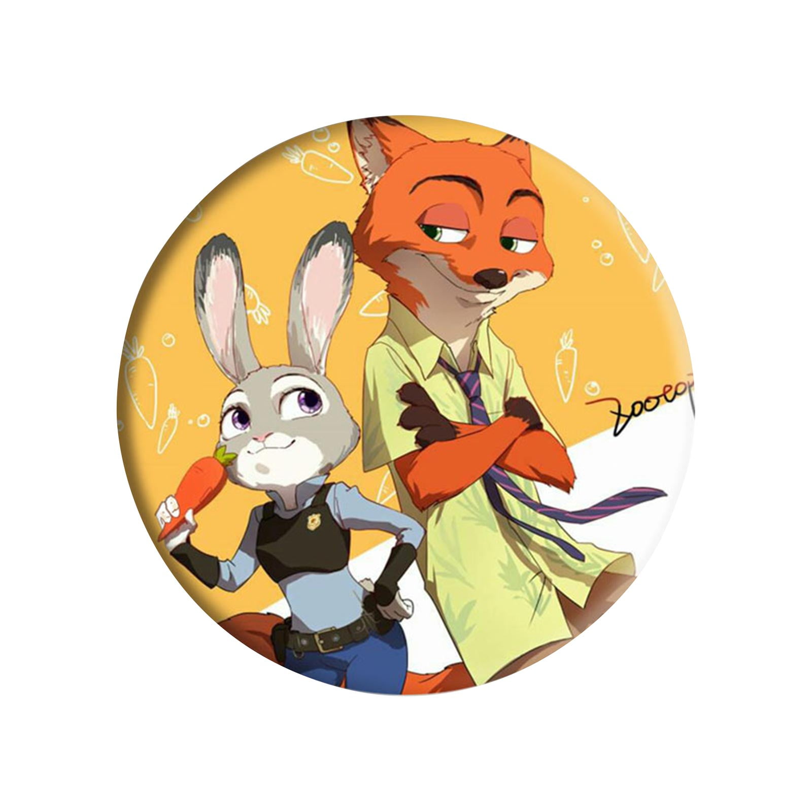 Zootopia Merchandise Zootopia Clothes Hot Cartoon Cute Badge(F ...