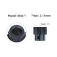 1Mod 16T Pinion Gear 8mm Bore Hardened Steel Motor Rack Spur Gear with ...