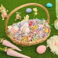 PAPER FAIR 1 LB Iridescent Easter Grass Crinkle Cut Paper w/Bunny Egg ...