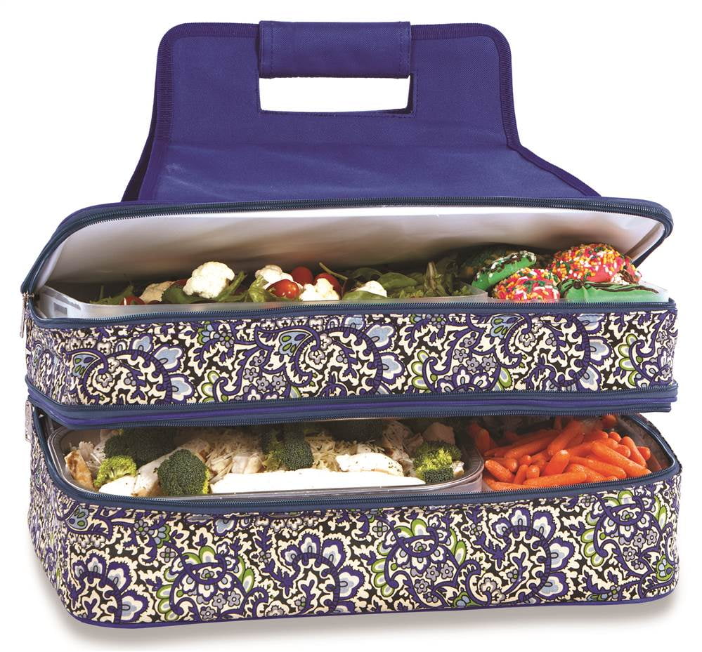 Hot and Cold Food Carrier in Blue - Set of 2 - Walmart.com