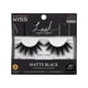 KISS Lash Couture Matte Black Faux Mink, Matte Velvet, False Eyelashes ...