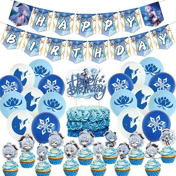 GANYU Party Supplies Anime Games Merch HTOOQ Party Decorations for Kids ...