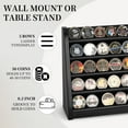 5 Rows Challenge Coin Holder Display Stand Holds 50 Coins for Wall ...