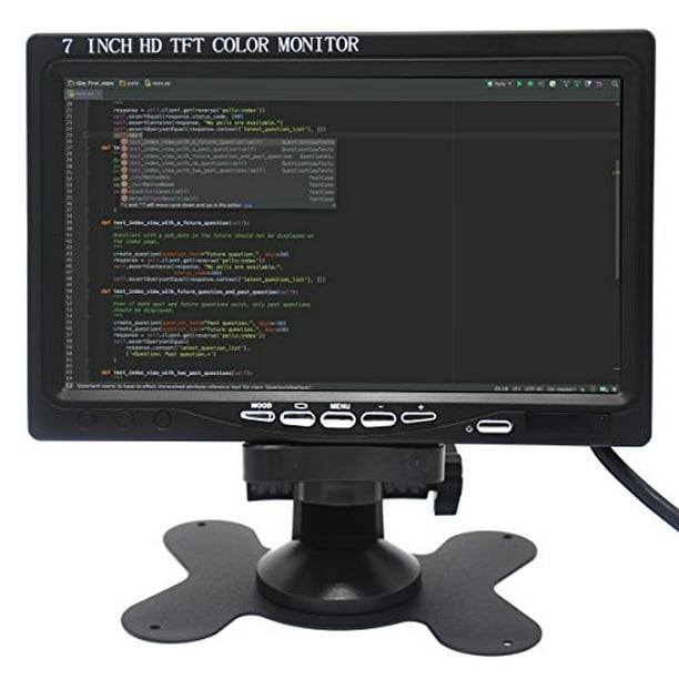 Padarsey 7 inch Monitor HDMI - 1024x600 HD TFT LCD Screen Display AV ...