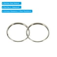 Uxcell 12mm/0.5" OD Chandelier Split Rings Split Circular Ring Clips ...