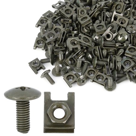 50 Set 6x16mm U Clip Phillips Screw Assortment Car Clips Fasteners with ...