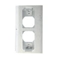 Wiremold G3043BE 3000 Series Single Gang Duplex Device Plate, Gray ...
