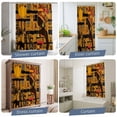 Black Women Giraffe Elephant Tree Shower Curtain Set, Waterproof Shower ...