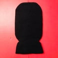 Evil Monster Black color knit Ski mask with devil face patch swishing ...