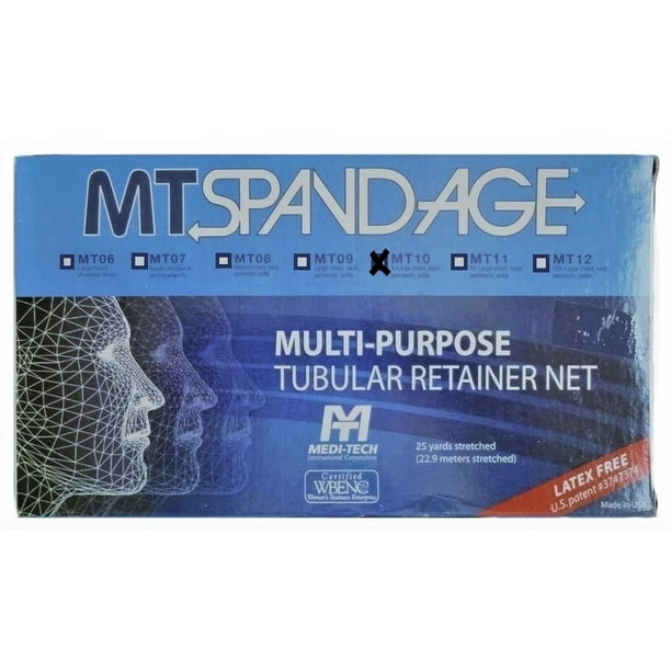 MT Spandage Tubular Elastic Retainer Net, Size 10, 25 Yards - 1 Each ...