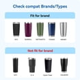 Activity Tumbler Handle for YETI Rambler 20 oz,Anti Slip Travel Mug ...