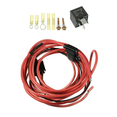 Unique Bargains Universal Electric Fuel Pump Relay Kit 4 Pin 12V 40 AMP ...