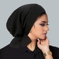 Agiufgs Pre-Tied Head Scarf Polyester, Effortless Elegance with Pre ...