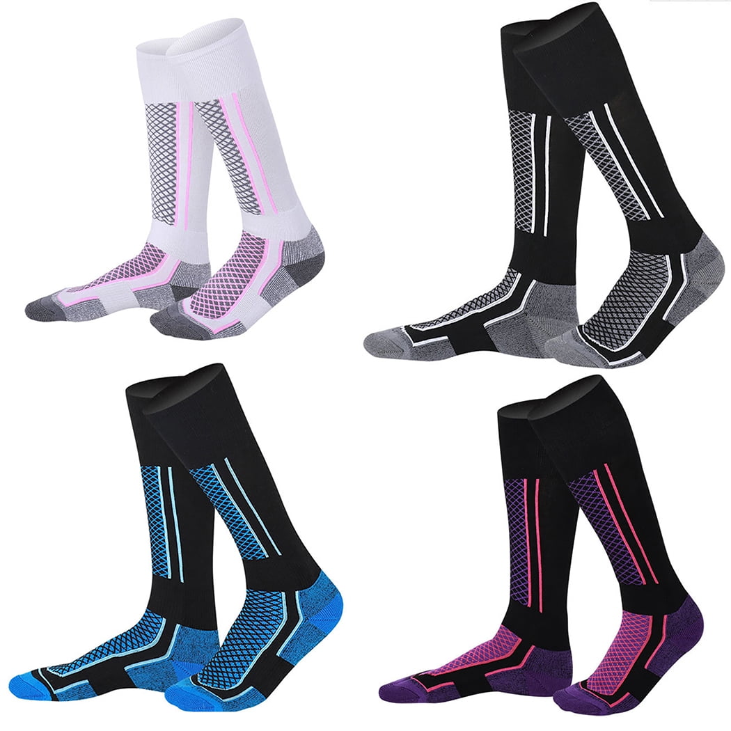 Click here for Nobrand 4 Pairs Ski Socks Thickened Unisex Cotton... prices