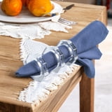 Set of 12 Acrylic Napkin Rings - Stylish Decorative Holders for Dining ...