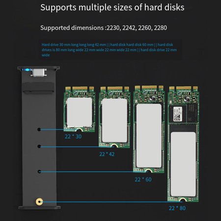 Flexible SSD Case Hard Disk Enclosure Gen2 Shockproof SSD Hard Disk ...