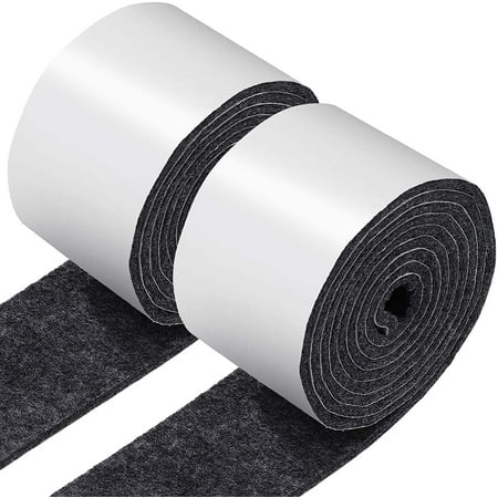 2 Packs Self Adhesive Felt Tape Polyester Felt Strip Roll 118 x 1.97 x ...