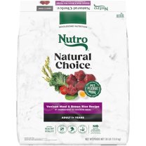 NUTRO NATURAL CHOICE Adult Dry Dog Food, Lamb & Brown Rice Recipe Dog Kibble, 5 lb. Bag ...