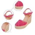 Platform Wedge Sandals for Women 2026 Summer Trendy Espadrille Lace ...