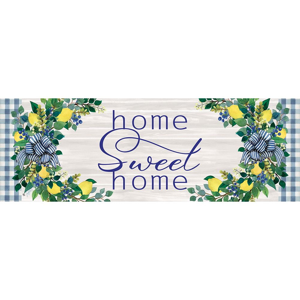 Custom Decor Signature Sign - Lemon Wreath - Walmart.com