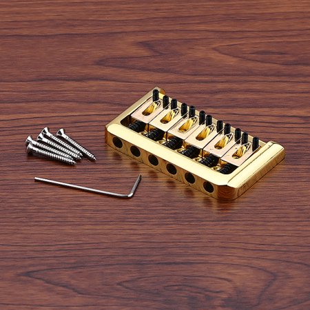 6 String Electric Guitar Brass Saddle Instrument Replacement Adjustable ...