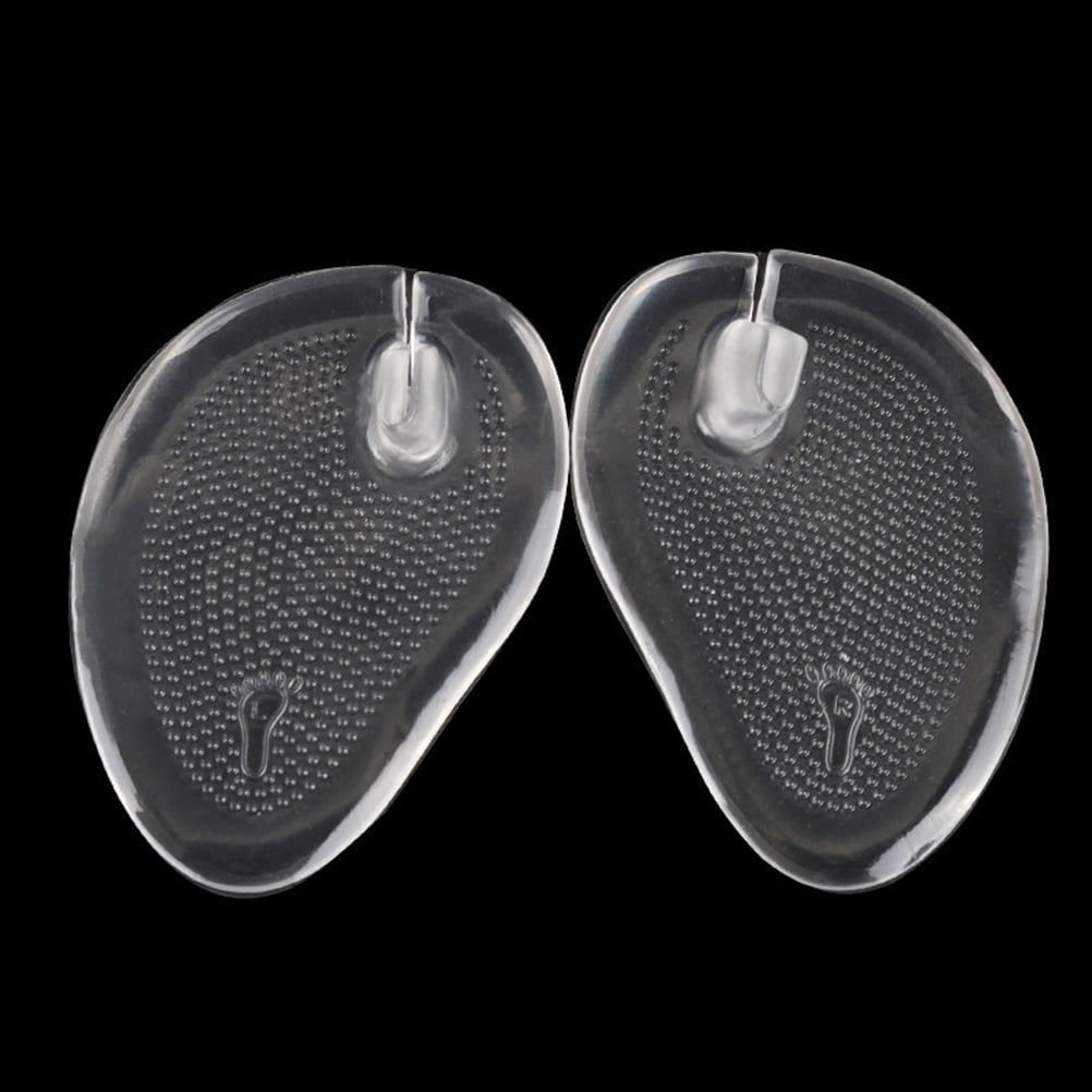 Frcolor 3 Pair of Forefoot Half Insoles Transparent Flip-flops Cushions ...
