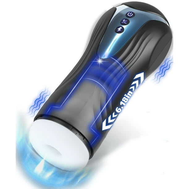 Fidech Automatic Male Masturbator Cup Penis Stroker With 7 Thrusting Vibrating Hands Free