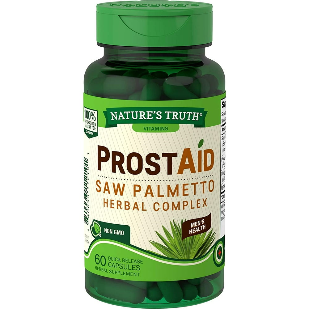 Nature's Truth Prostate Health Supplement for Men, 60 ea - Walmart.com ...