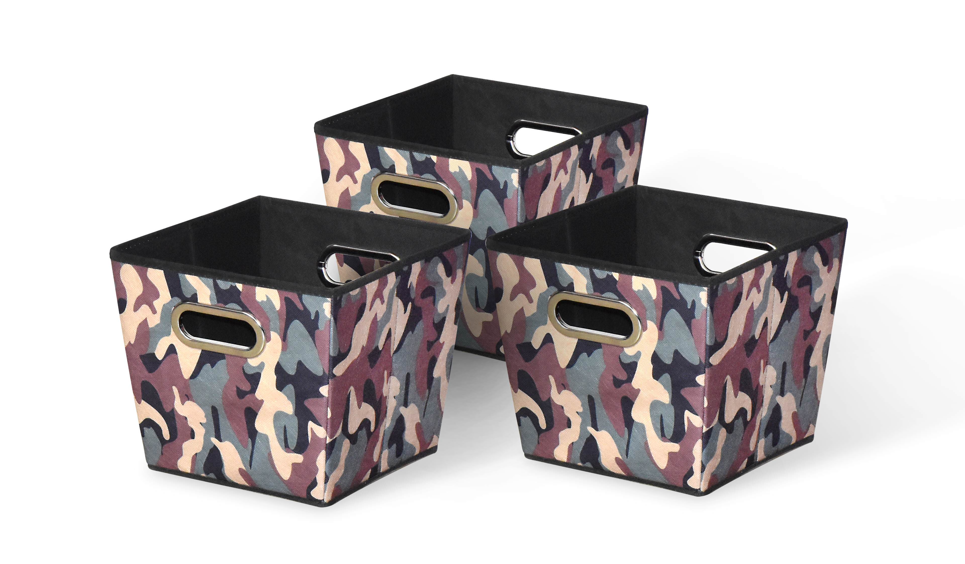 BINTOPIA - COLLAPSIBLE GROMMET BINS - 3 PACK - Walmart.com