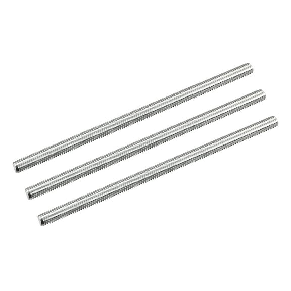 Uxcell Fully Threaded Rod M6 x 60mm 1mm Thread Pitch 304 Stainless ...