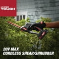 Free Shipping! Hyper Tough 20V Cordless Shear Shrubber with Battery ...