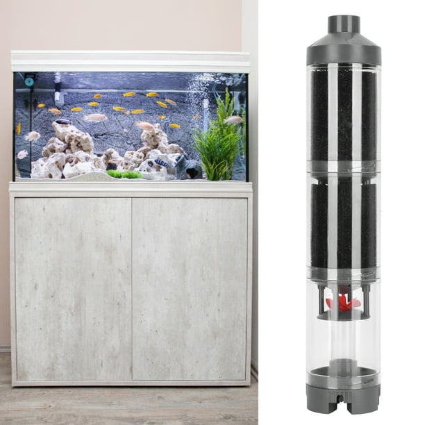 Fish Filter, Internal Fish Filter Transparen Three Stage Filtration ...