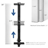 VIVO Black Adjustable Drawing Table Clamp-on Art Easel Stand for ...