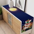 Chinese Wind Cotton Linen Table Runner New Year Painting Lion Dance ...
