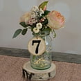 JLFNYA Wooden Table Numbers,10Pcs 1-10 Wedding Table Numbers Hanging ...