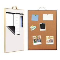 Excello Global Products Wall Board Combo Whiteboard Corkboard ...