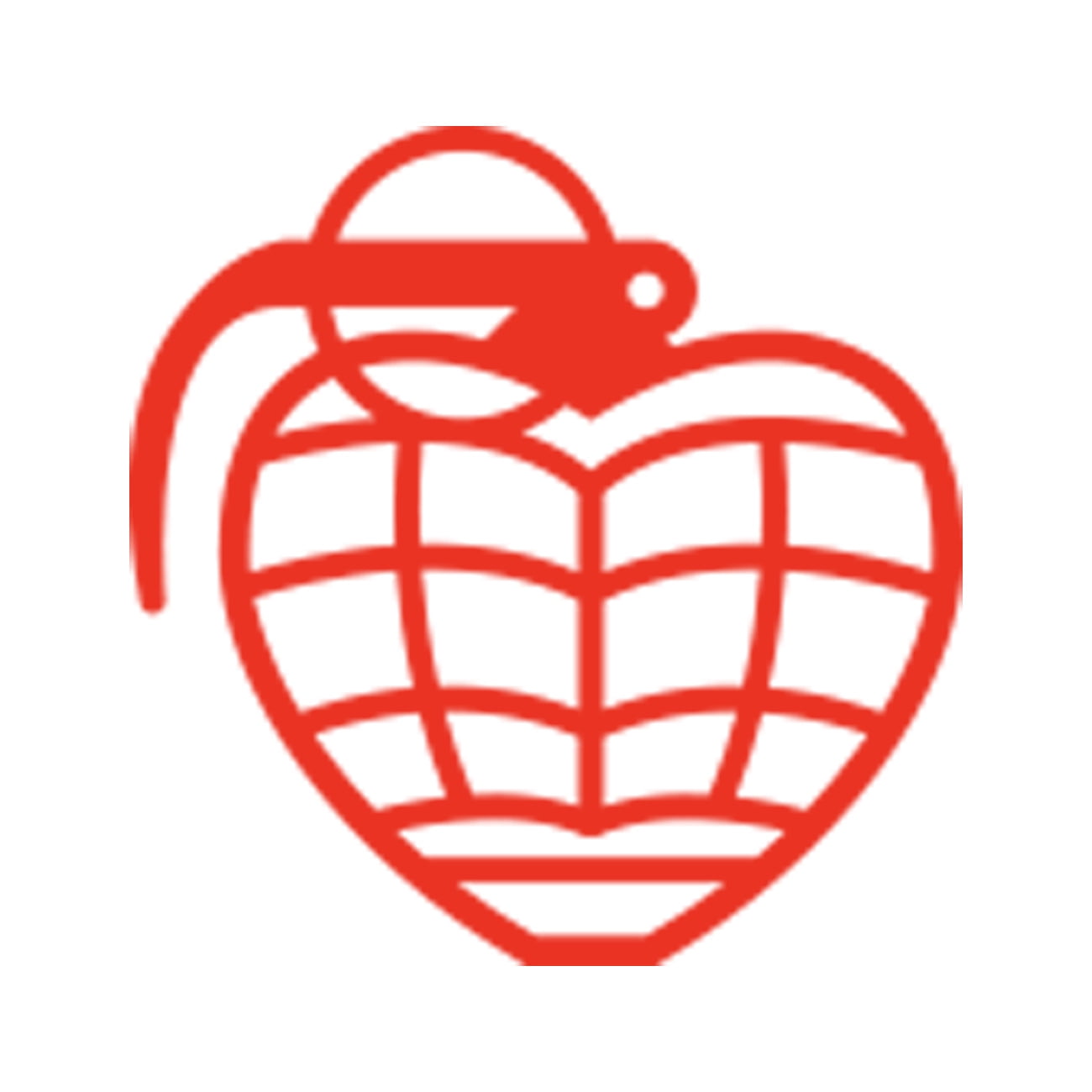 Heart Grenade Sticker Decal Die Cut - Self Adhesive Vinyl ...